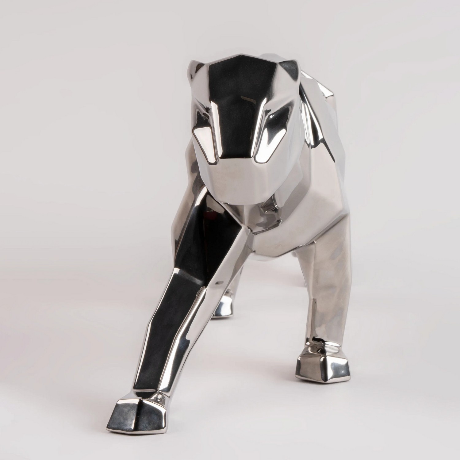 Panther (silver) Sculpture Art-Salon