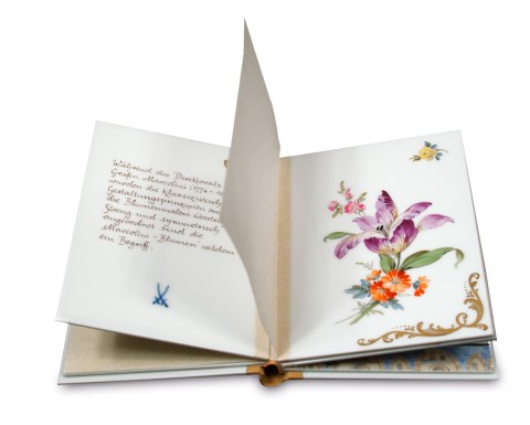 Porcelain Book, Porcelain book 'Meissen flowers', Limited Masterpiece ...