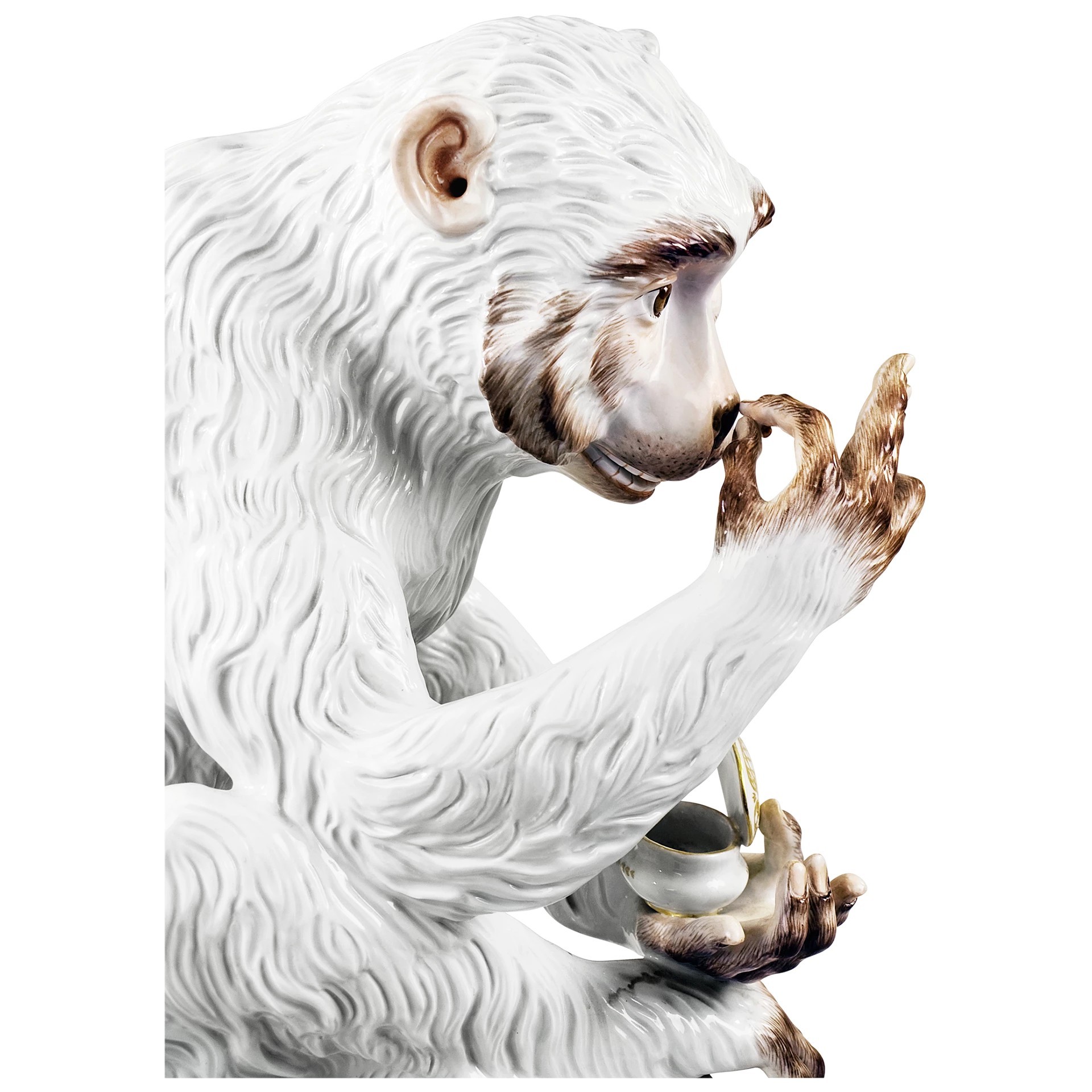 Monkey with box, H 49 cm Art-Salon