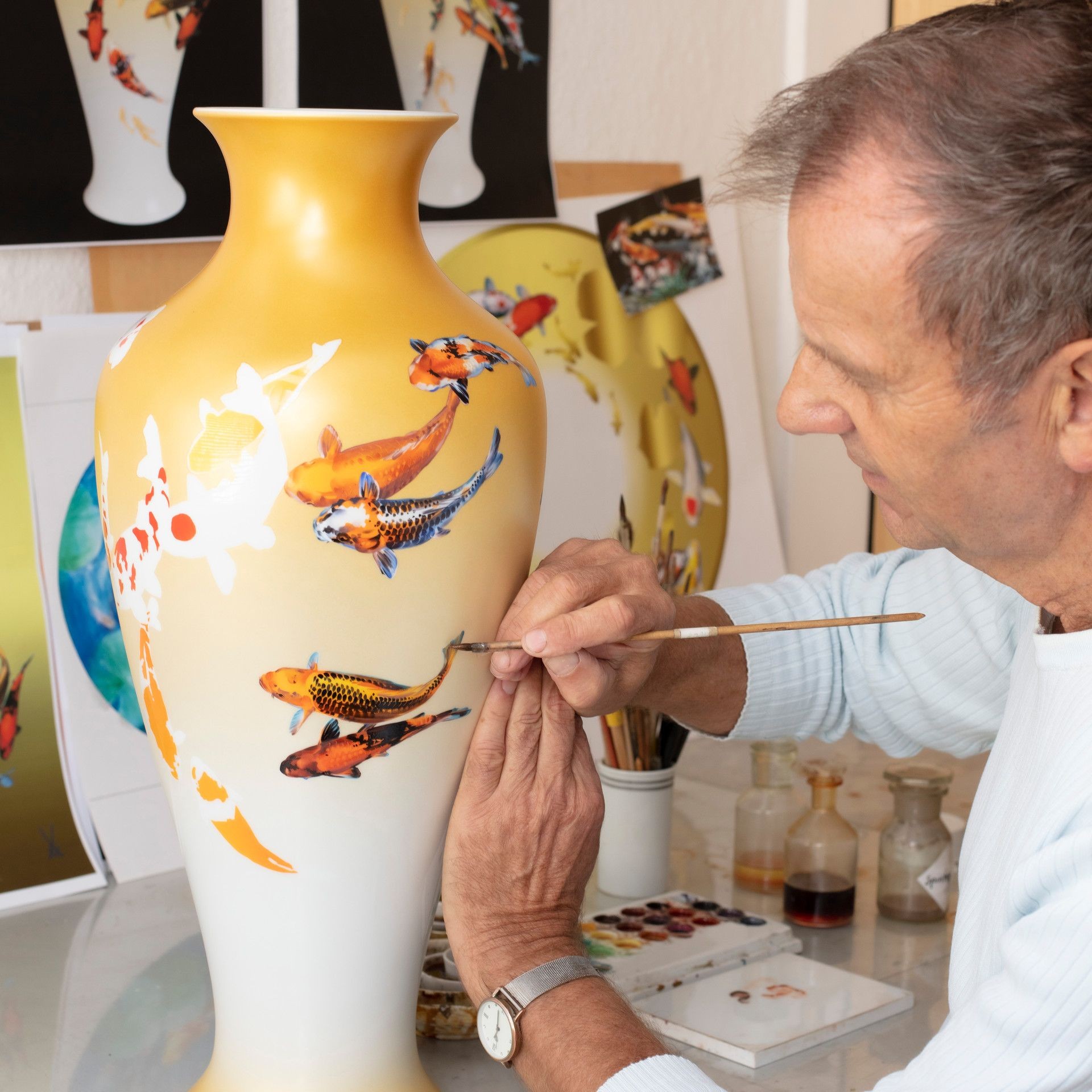VASE KOI Art-Salon